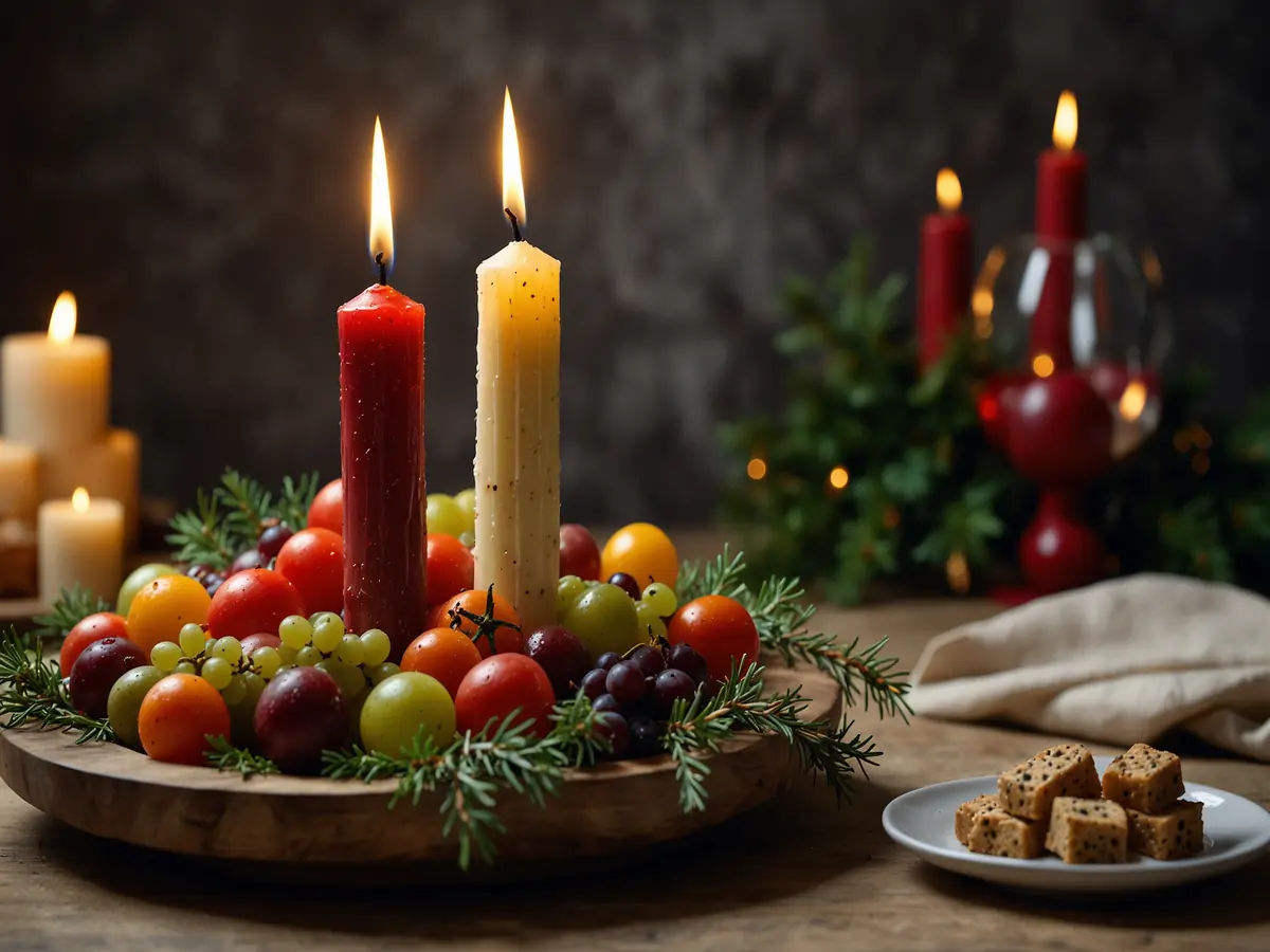 Illumina la Tua Tavola Festiva: Candeline di Natale, un Antipasto ...
